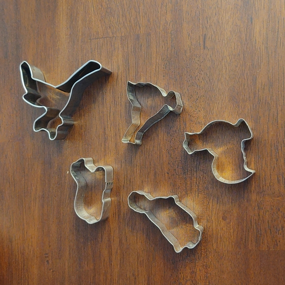 Vintage | Kitchen | Chicken Bird Cookie Cutters Holiday Farmhouse ...